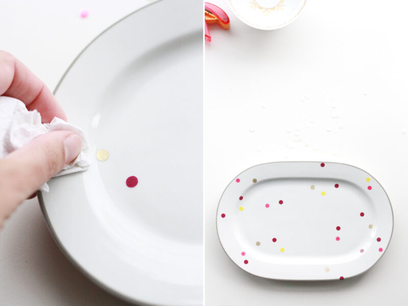 patterned plates – La Fête